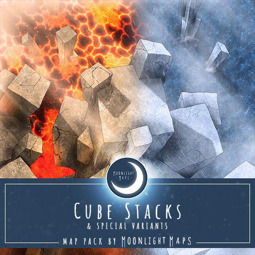 Cube Stacks – Moonlight Maps