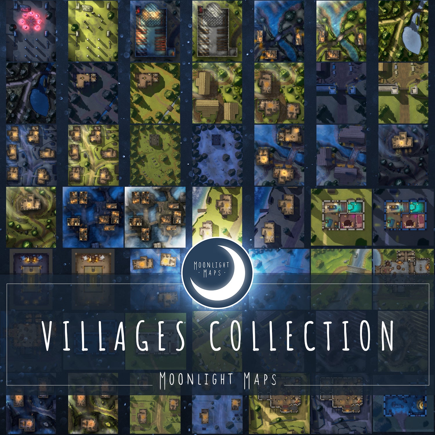 Villages Collection 1 – Moonlight Maps