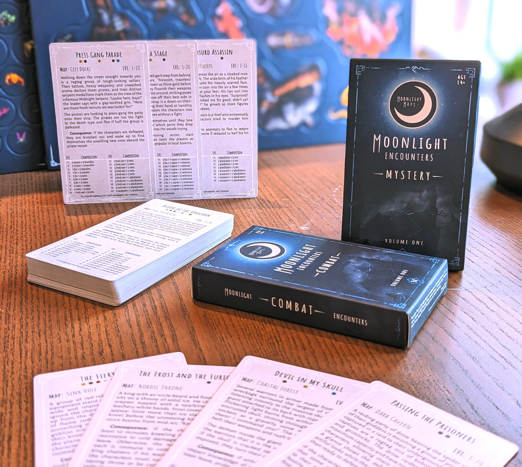 Random TTRPG encounter card decks – Moonlight Maps