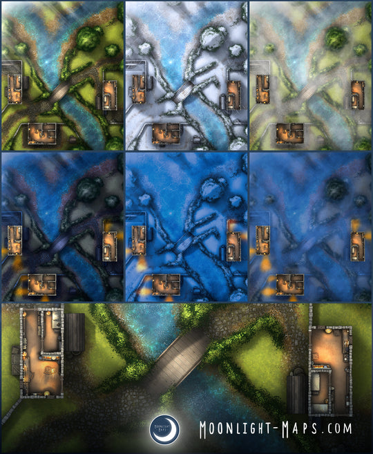 Coastal Village – Moonlight Maps