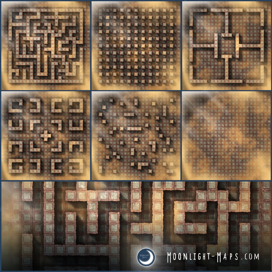 High Sun Maze – Moonlight Maps