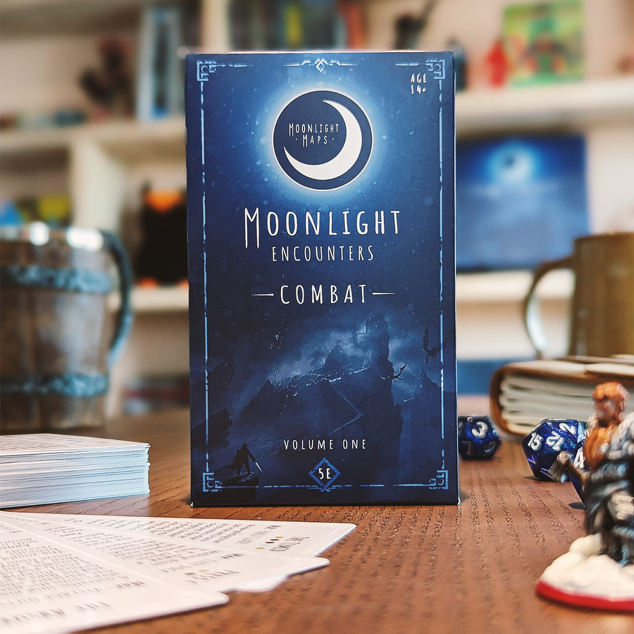 Random TTRPG encounter card decks – Moonlight Maps