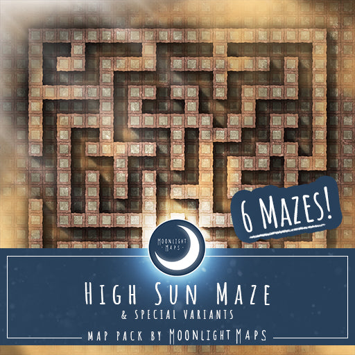 High Sun Maze – Moonlight Maps