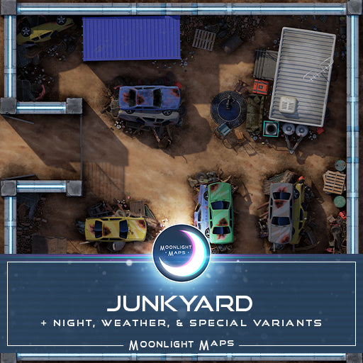 Scifi and Cyberpunk TTRPG Battle Maps – Tagged "Wreck"– Moonlight Maps