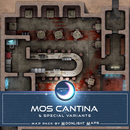 Scifi and Cyberpunk TTRPG Battle Maps – Tagged "Restaurant" – Moonlight ...