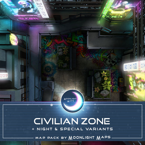 Scifi and Cyberpunk TTRPG Battle Maps – Tagged "Park"– Moonlight Maps