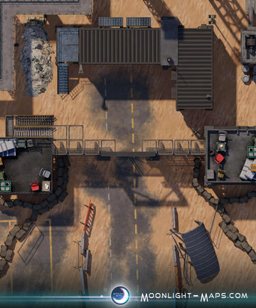 Scifi and Cyberpunk TTRPG Battle Maps – Moonlight Maps