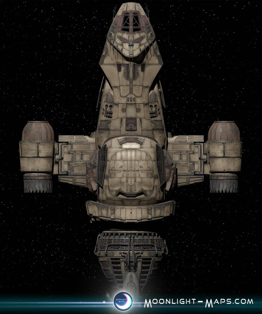 Tranquility Spaceship – Moonlight Maps