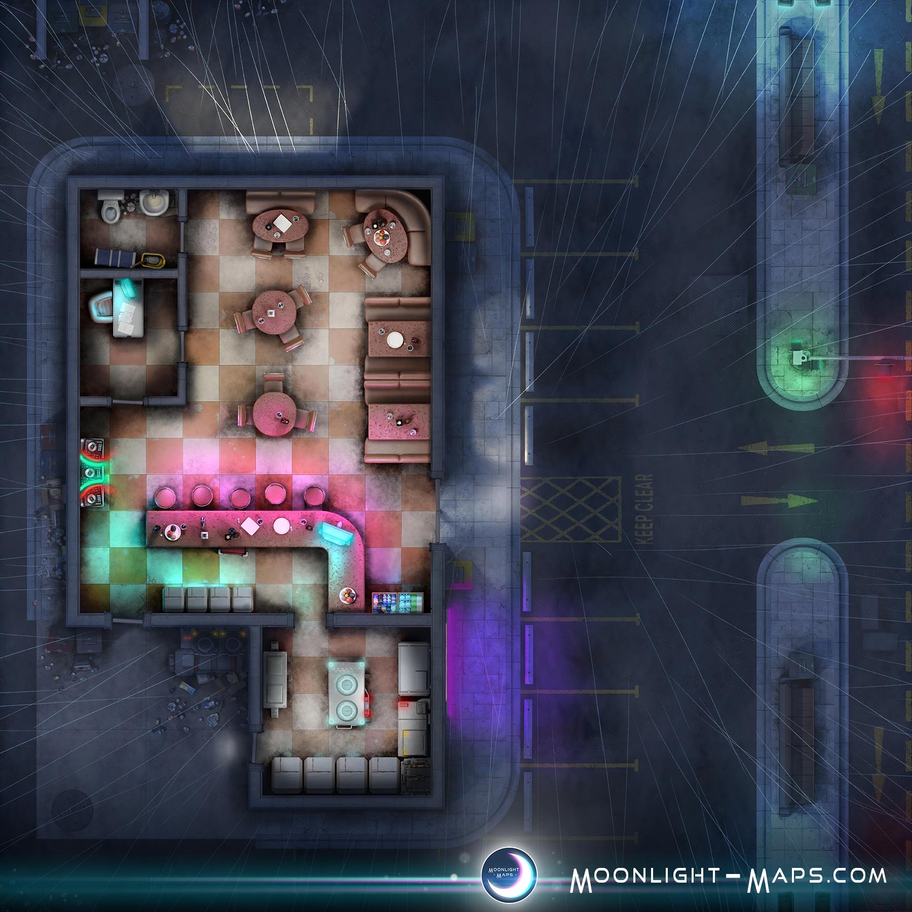 Cyberpunk Collection 1 – Moonlight Maps