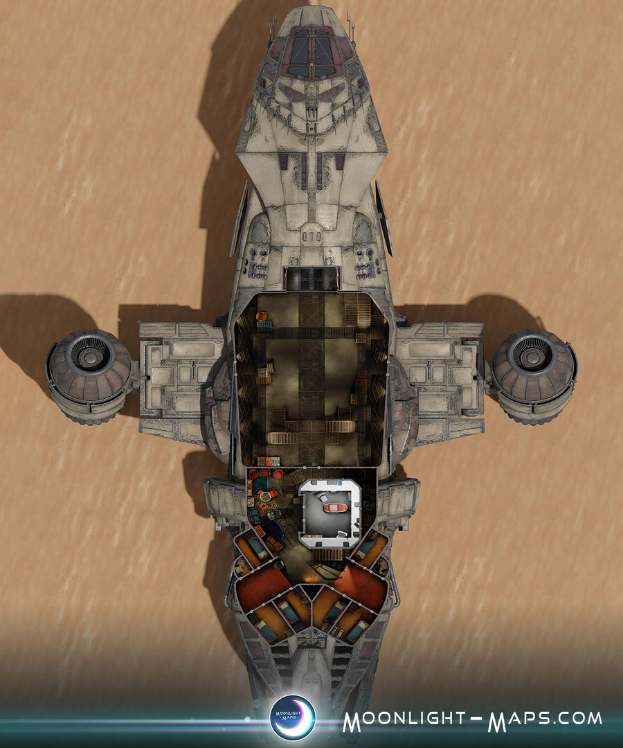 Tranquility Spaceship – Moonlight Maps