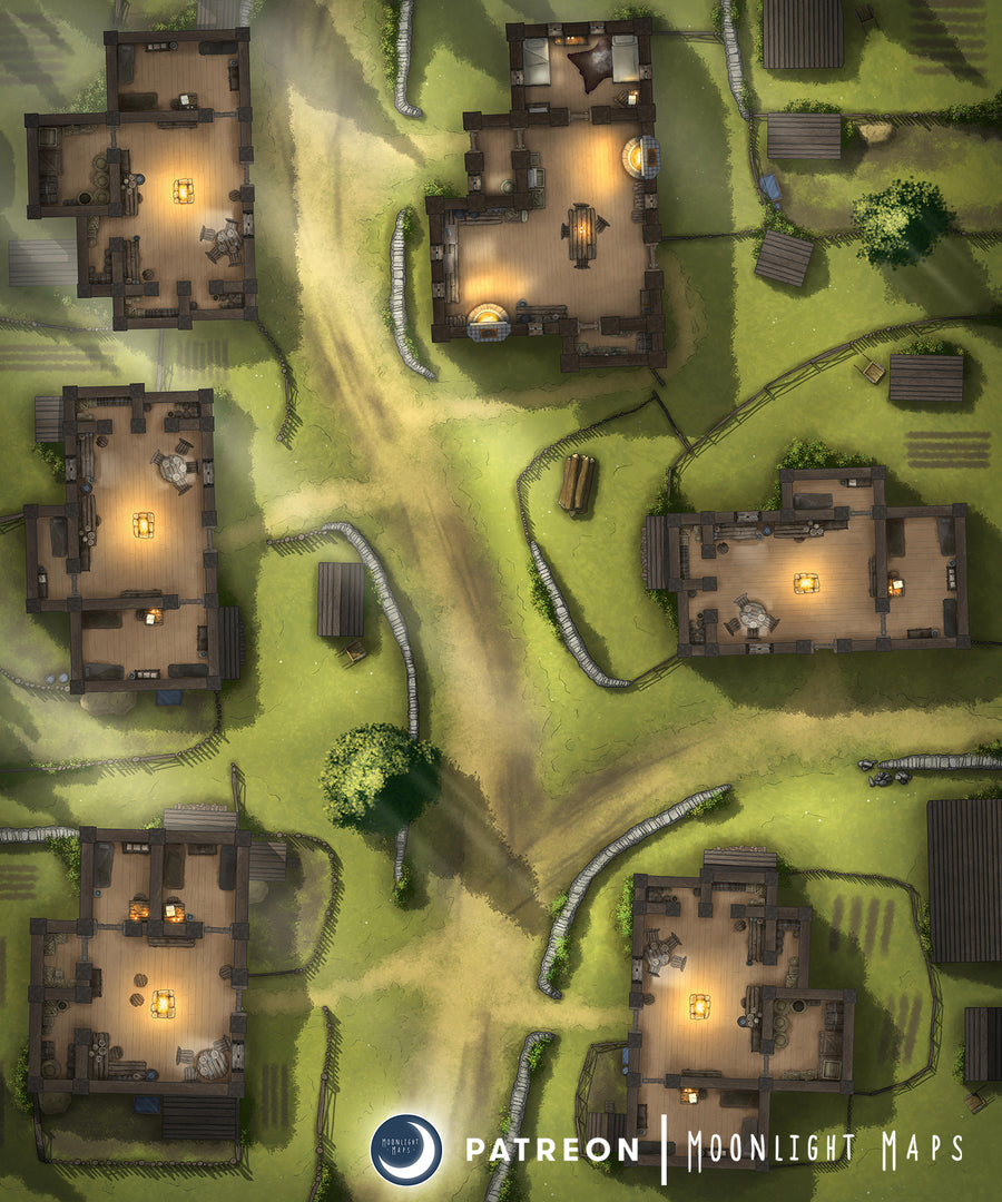 Villages Collection 1 – Moonlight Maps