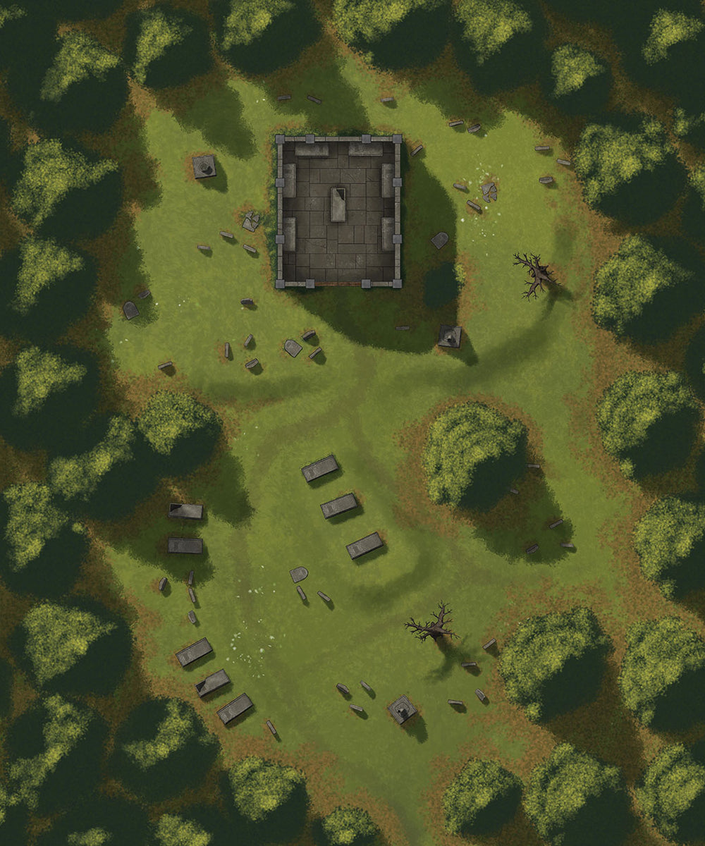 Graveyard Mausoleum – Moonlight Maps