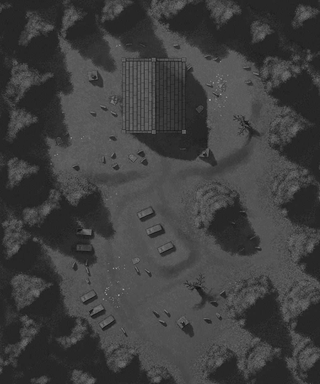 Graveyard Mausoleum – Moonlight Maps