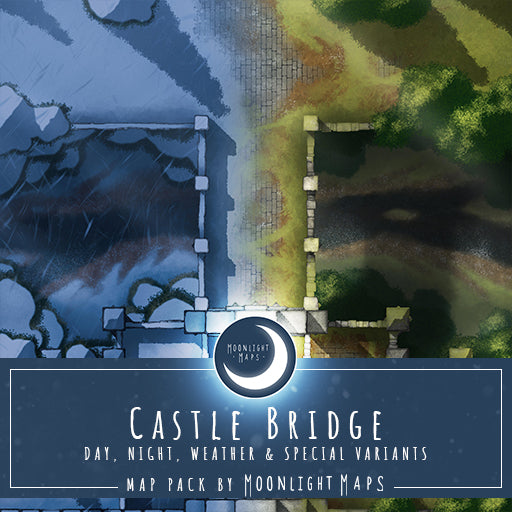 Castle Bridge – Moonlight Maps