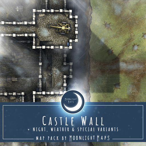 Castle Wall – Moonlight Maps