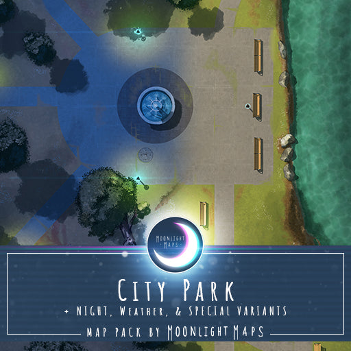 Scifi and Cyberpunk TTRPG Battle Maps – Tagged "Fountain" – Moonlight Maps