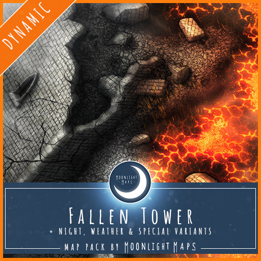 Fallen Tower – Moonlight Maps