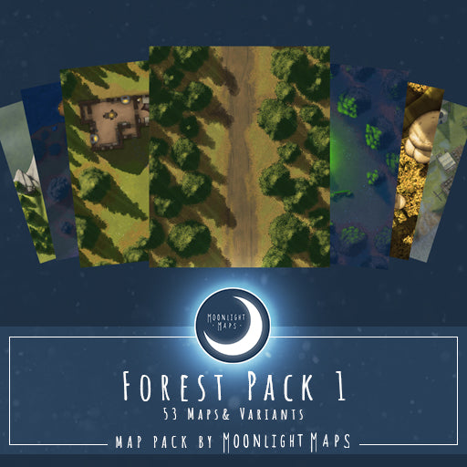 Forest Pack 1 – Moonlight Maps