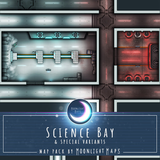 Scifi and Cyberpunk TTRPG Battle Maps – Tagged "Lab" – Moonlight Maps