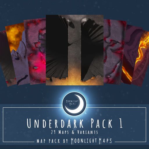 Underdark Pack 1 – Moonlight Maps