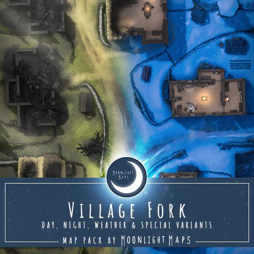Village Fork – Moonlight Maps