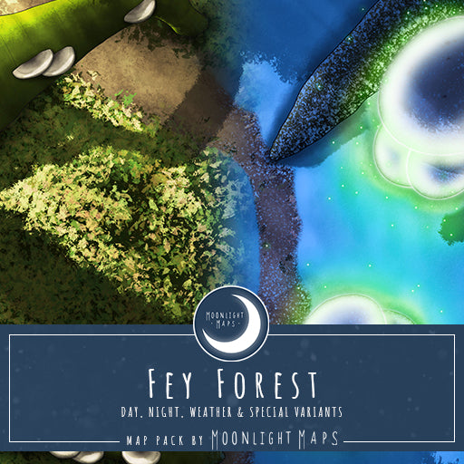 Fey Forest – Moonlight Maps