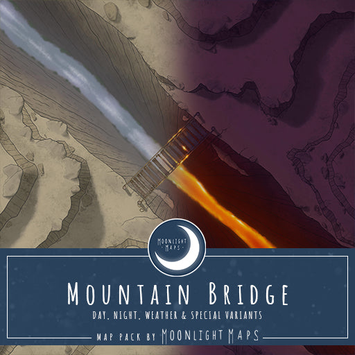 Mountain Bridge – Moonlight Maps