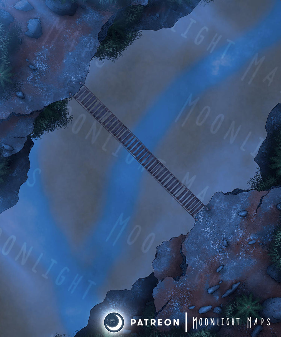 Canyon Rope Bridge – Moonlight Maps