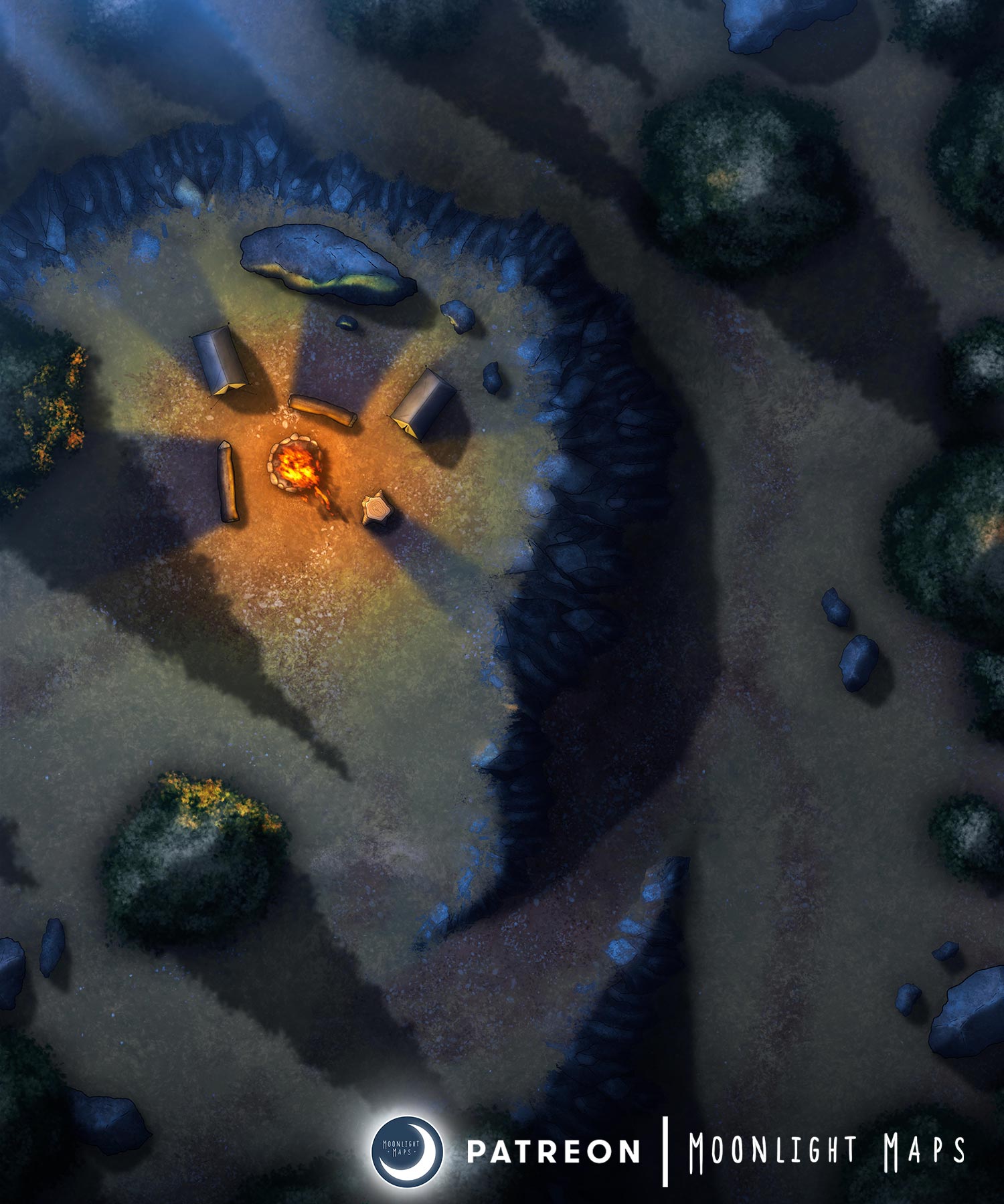 Camp Bluff – Moonlight Maps