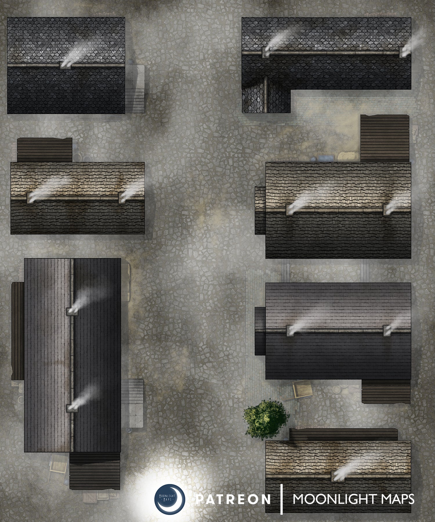 City Street – Moonlight Maps