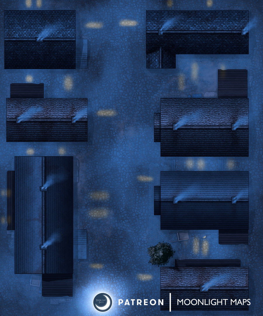 City Street – Moonlight Maps